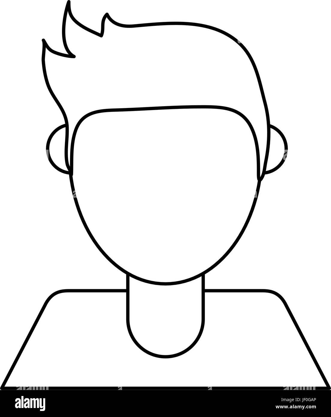 faceless man avatar icon image Stock Vector Image & Art - Alamy