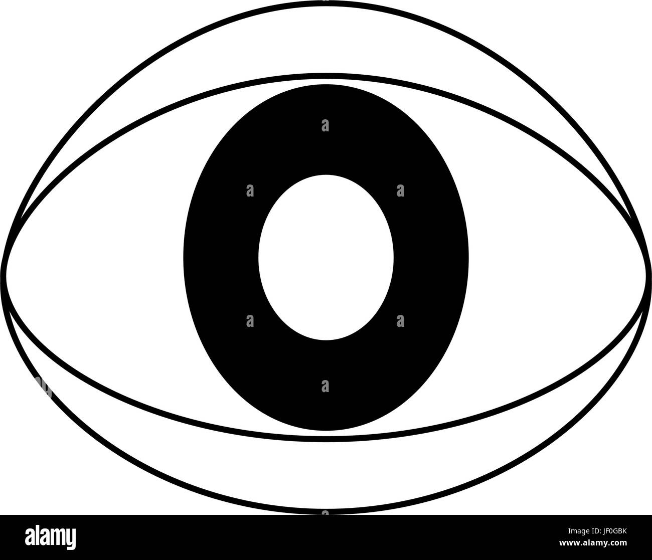 Movement of the eyeball Black and White Stock Photos & Images - Alamy