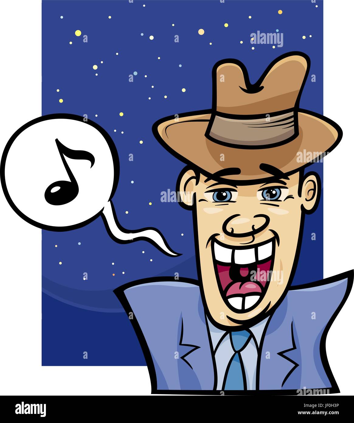 Stars are singing Stock Vector Images - Alamy