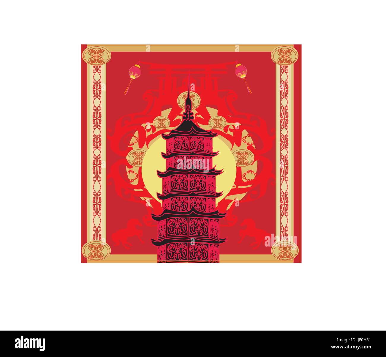 Picture new old building Cut Out Stock Images & Pictures - Alamy