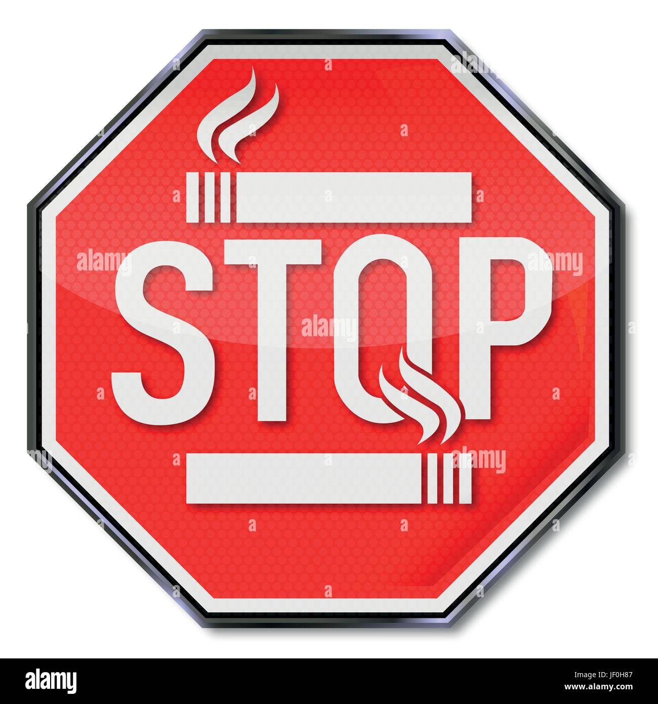 Smoke smokes smoker smoking cigarette Stock Vector Images - Alamy