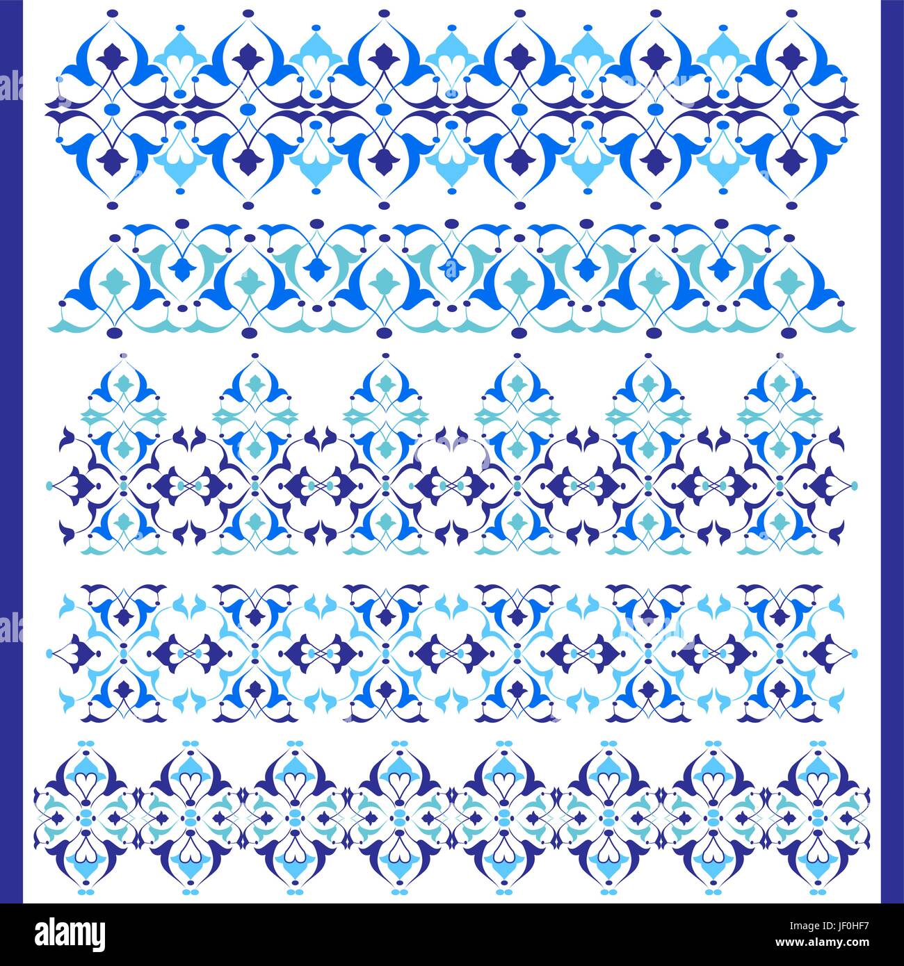 Deep flower border Stock Vector Images - Alamy