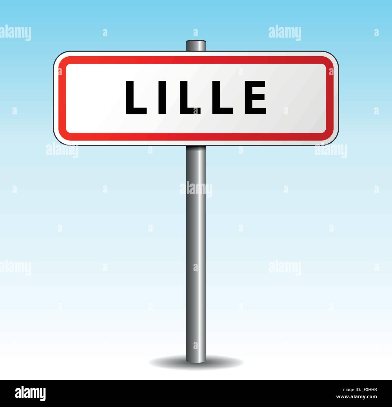 French road directional road sign Stock Vector Images - Alamy