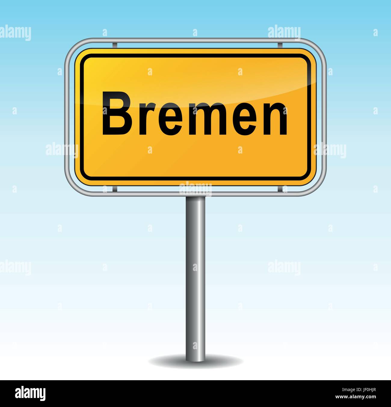 German town sign Stock Vector Images - Alamy