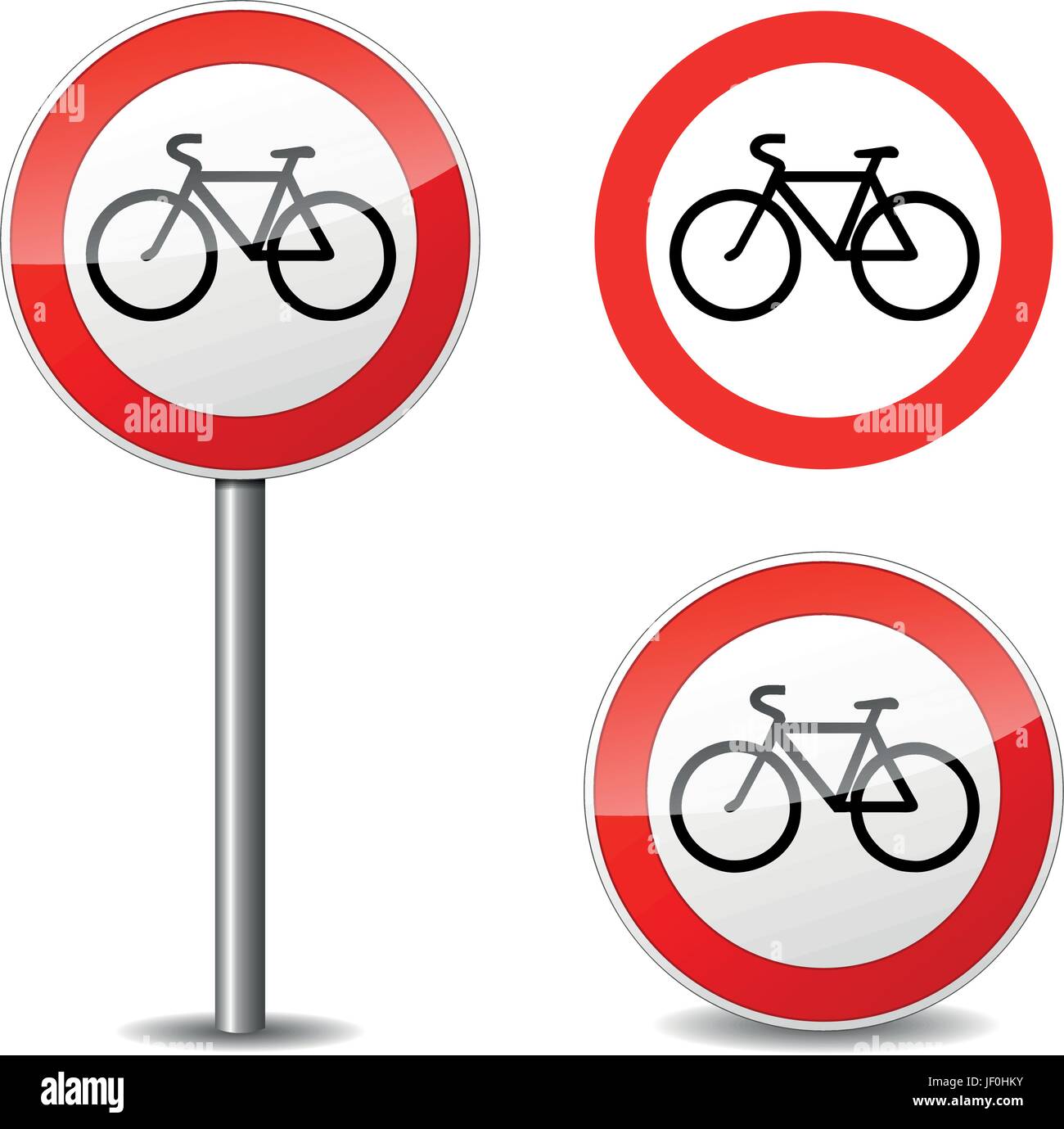 Cycle parking sign signs Stock Vector Images - Alamy