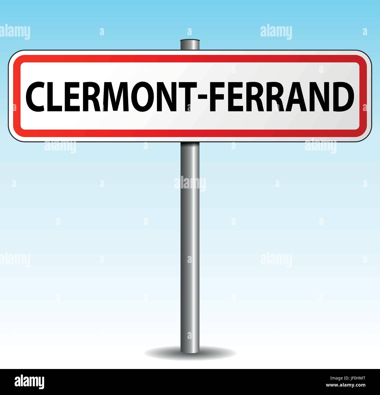 Directional sign town Stock Vector Images - Alamy