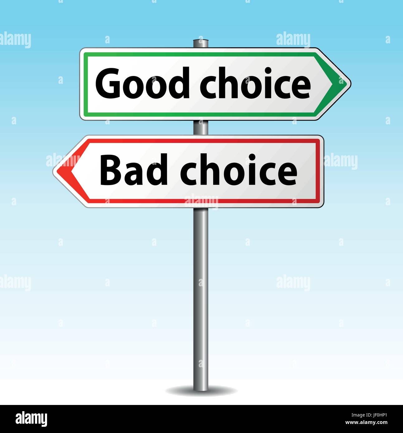 The bad path Stock Vector Images - Alamy