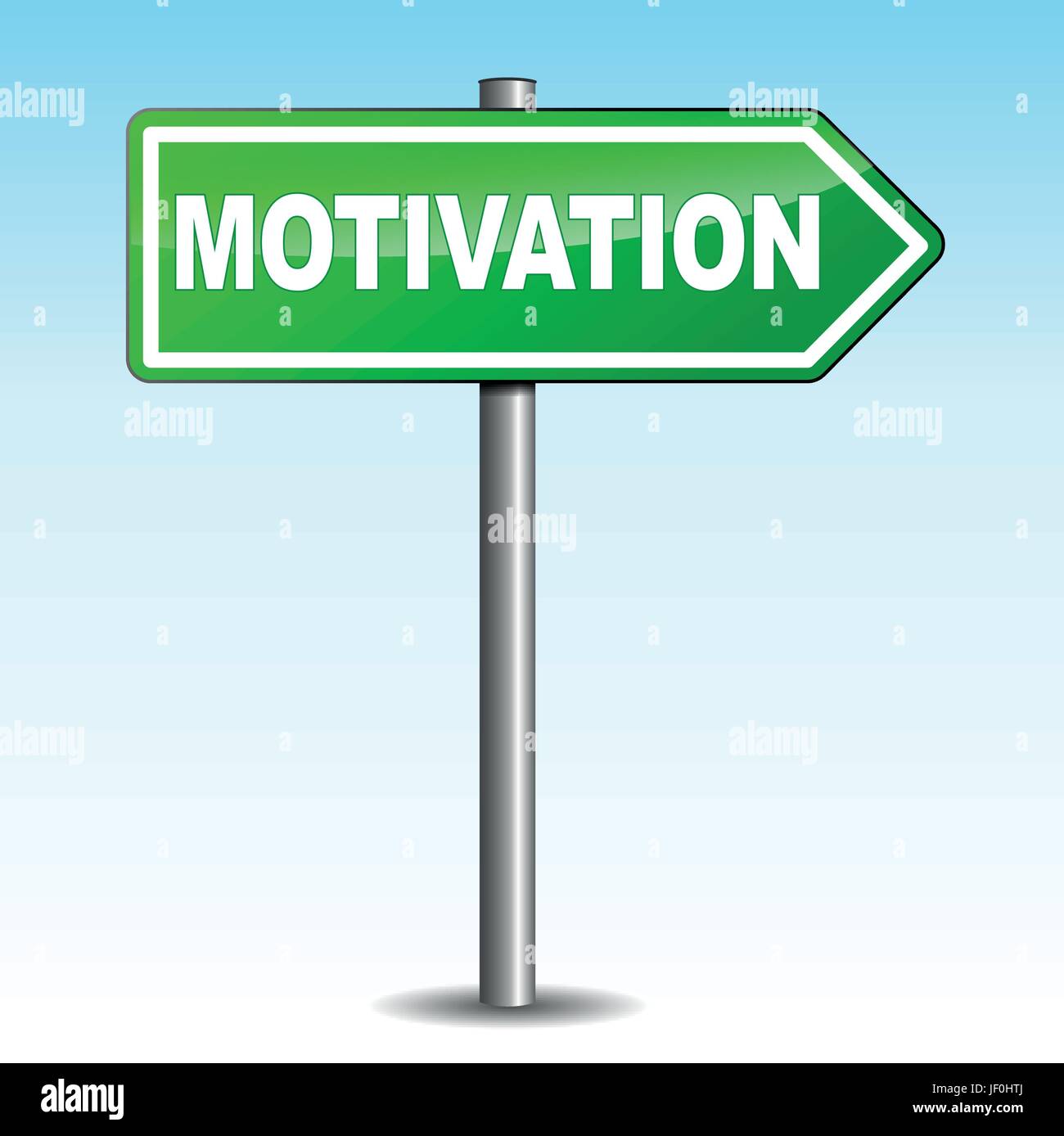 Motivation traffic sign Stock Vector Images - Alamy