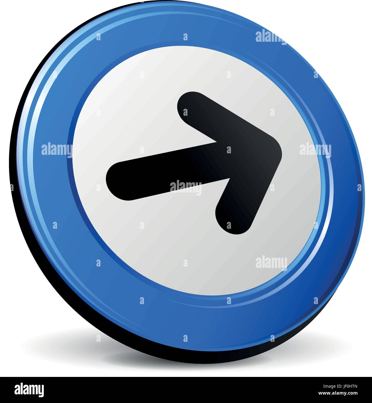 Next Button Icon Blue