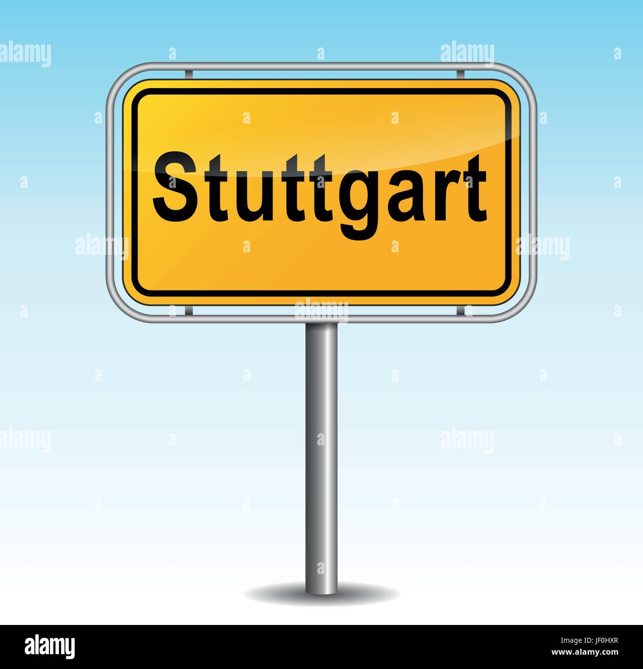 German town sign Stock Vector Images - Alamy