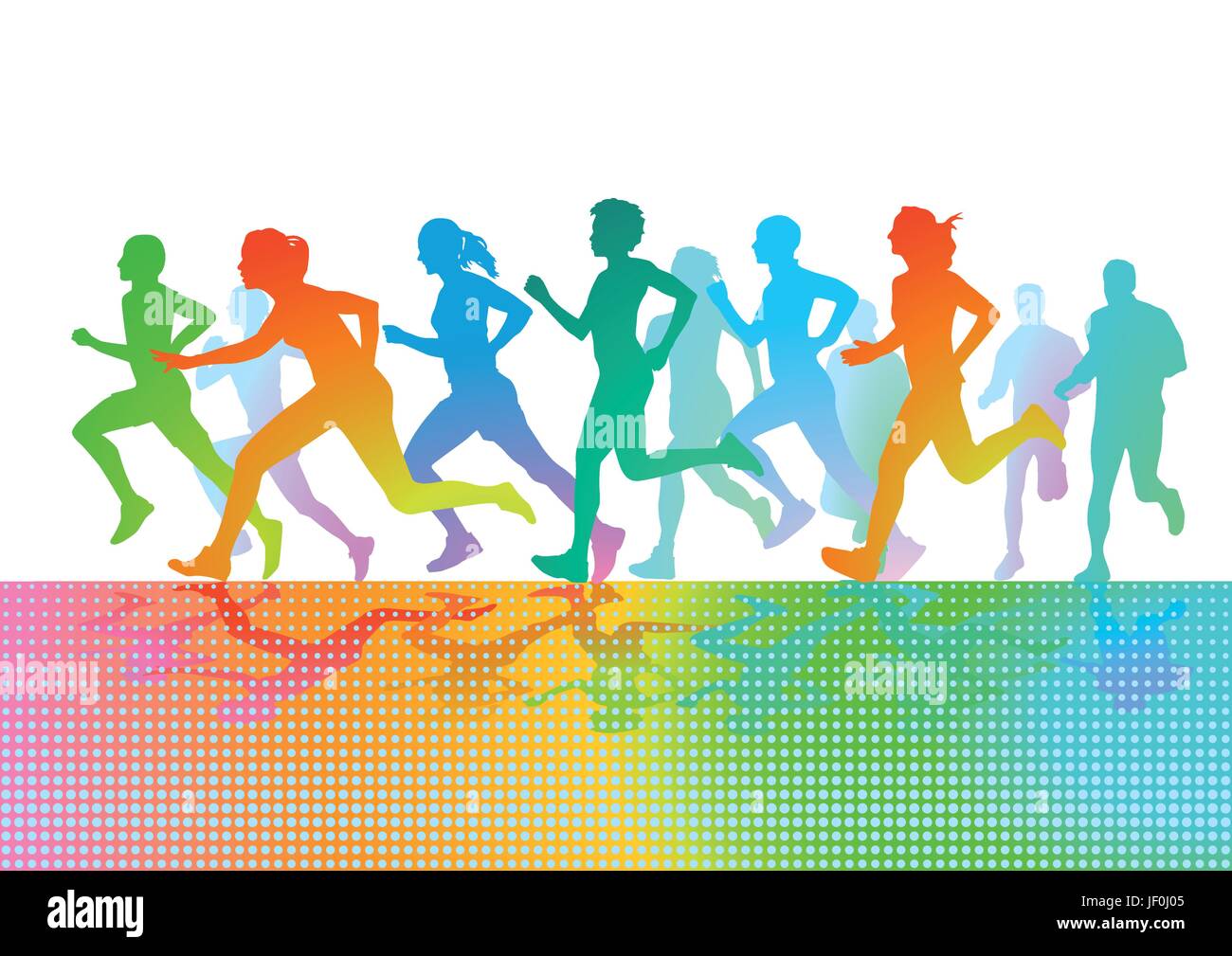 Run race park Stock Vector Images - Alamy
