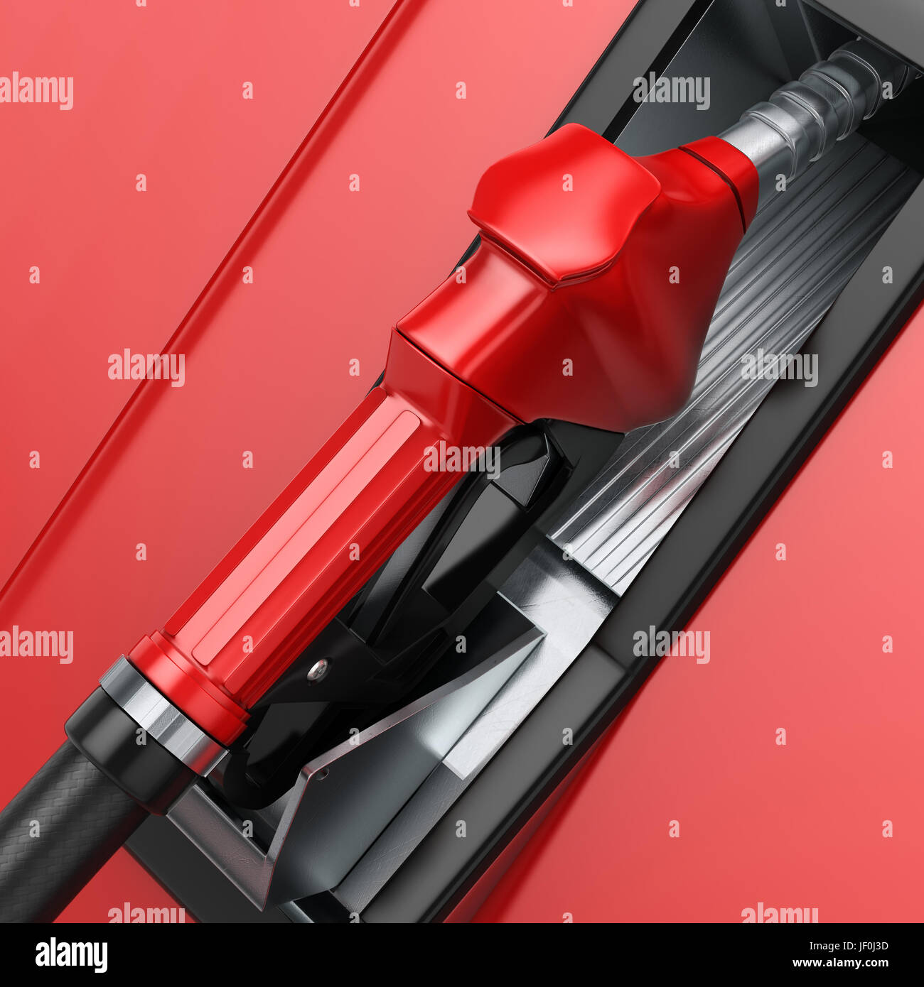 3D rendering refueling nozzle Stock Photo - Alamy