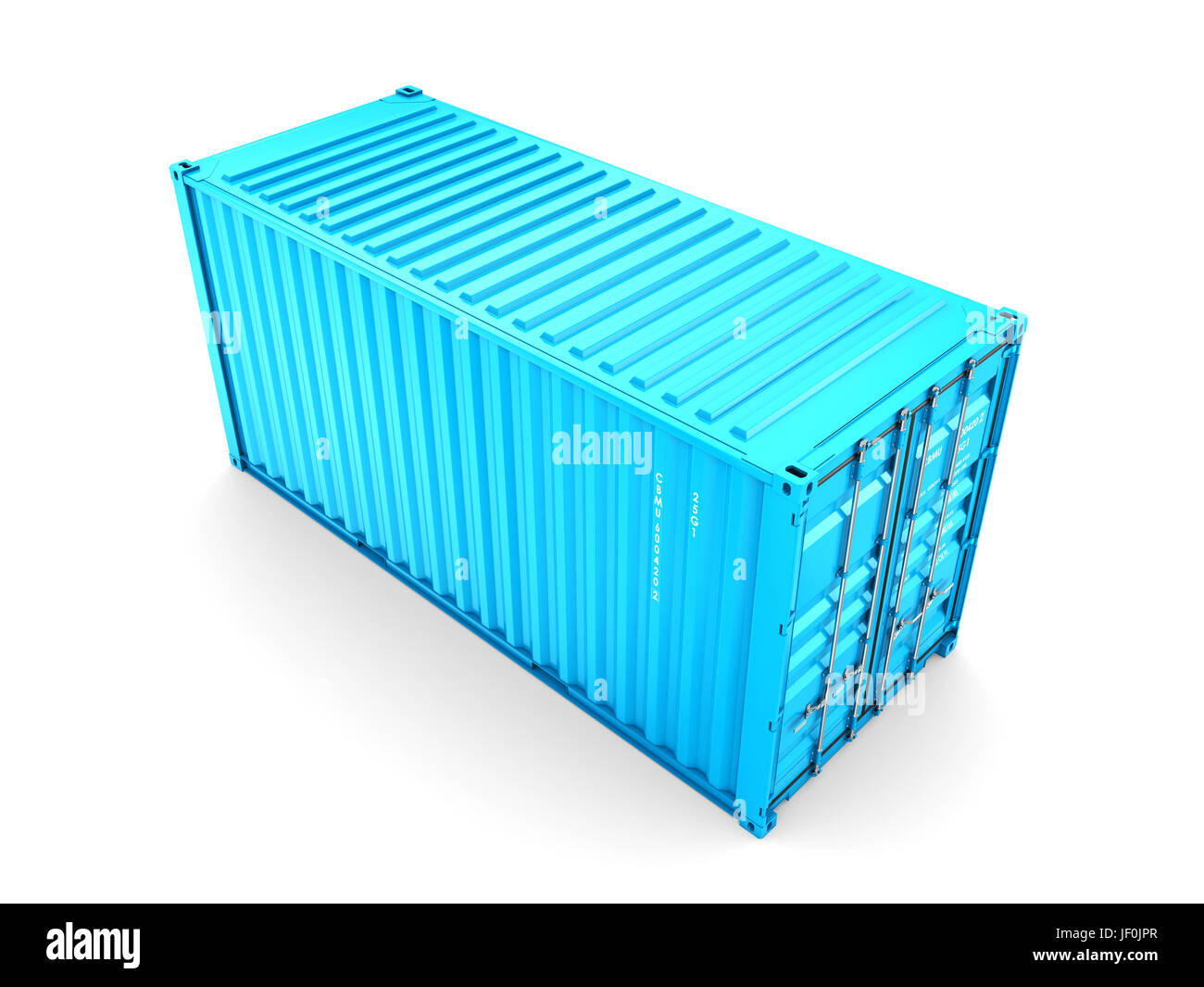 Isolated cargo container Stock Photo - Alamy