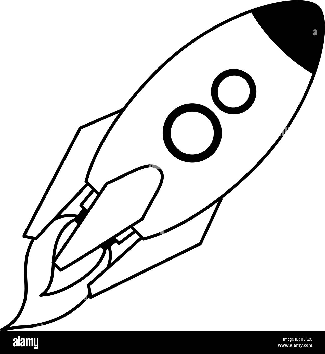 cartoon rocket icon image Stock Vector Image & Art - Alamy