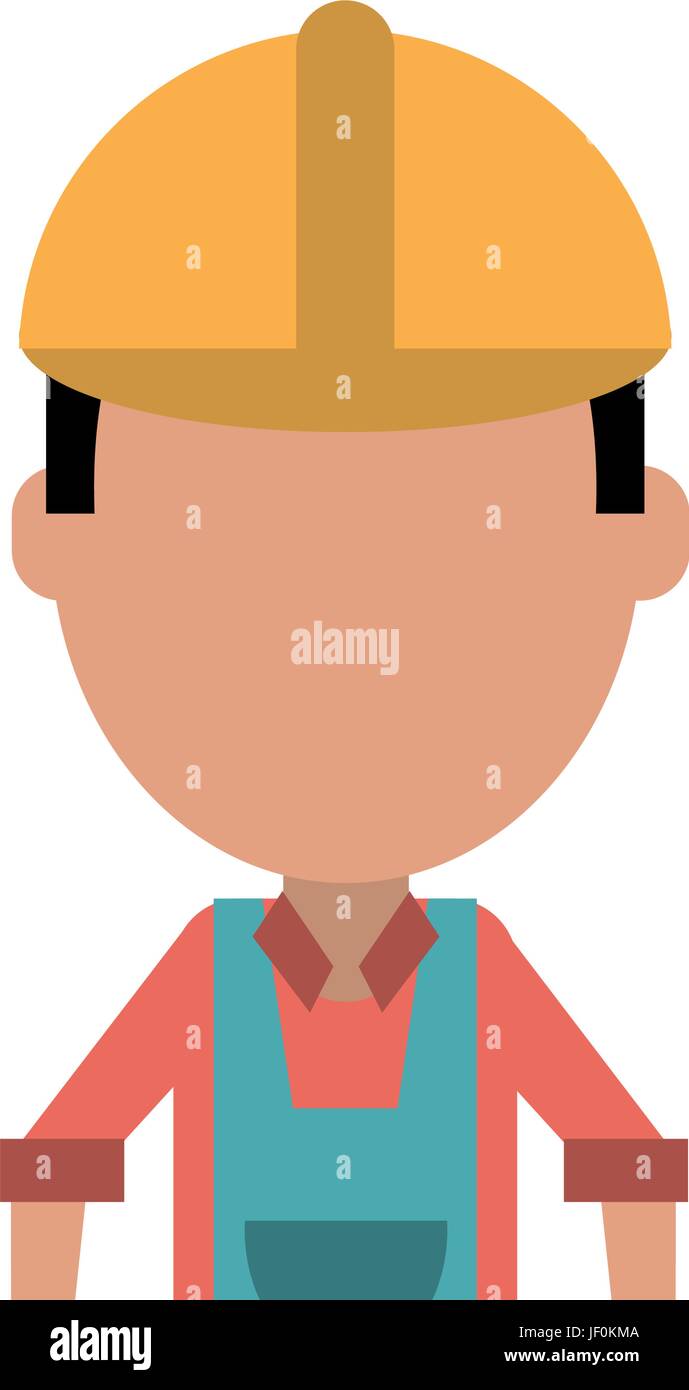 engineer construction or factory worker icon image Stock Vector Image ...