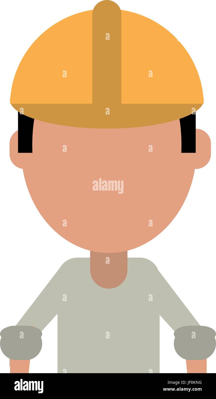 engineer construction or factory worker icon image Stock Vector Image ...