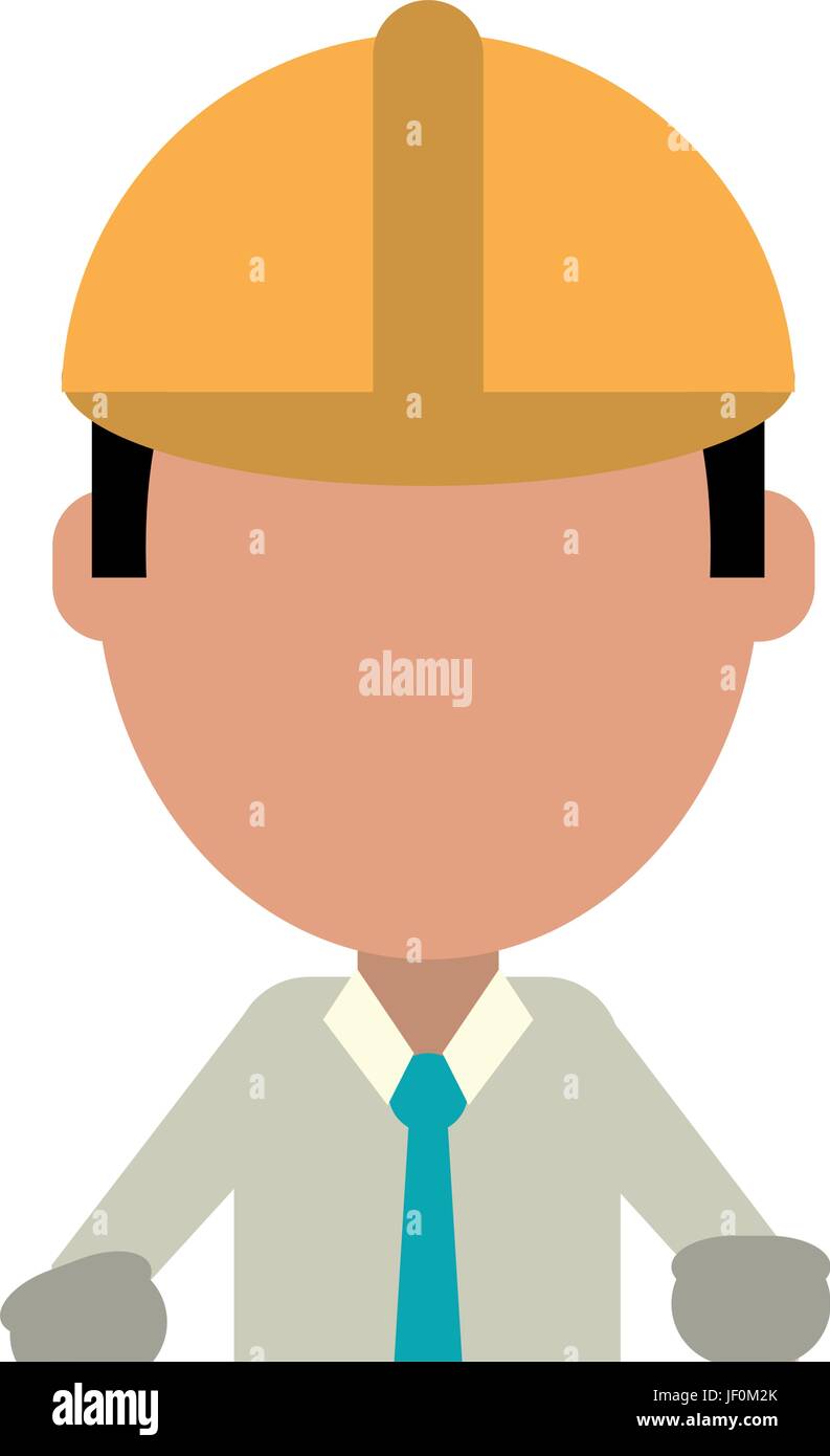 engineer construction or factory worker icon image Stock Vector Image ...