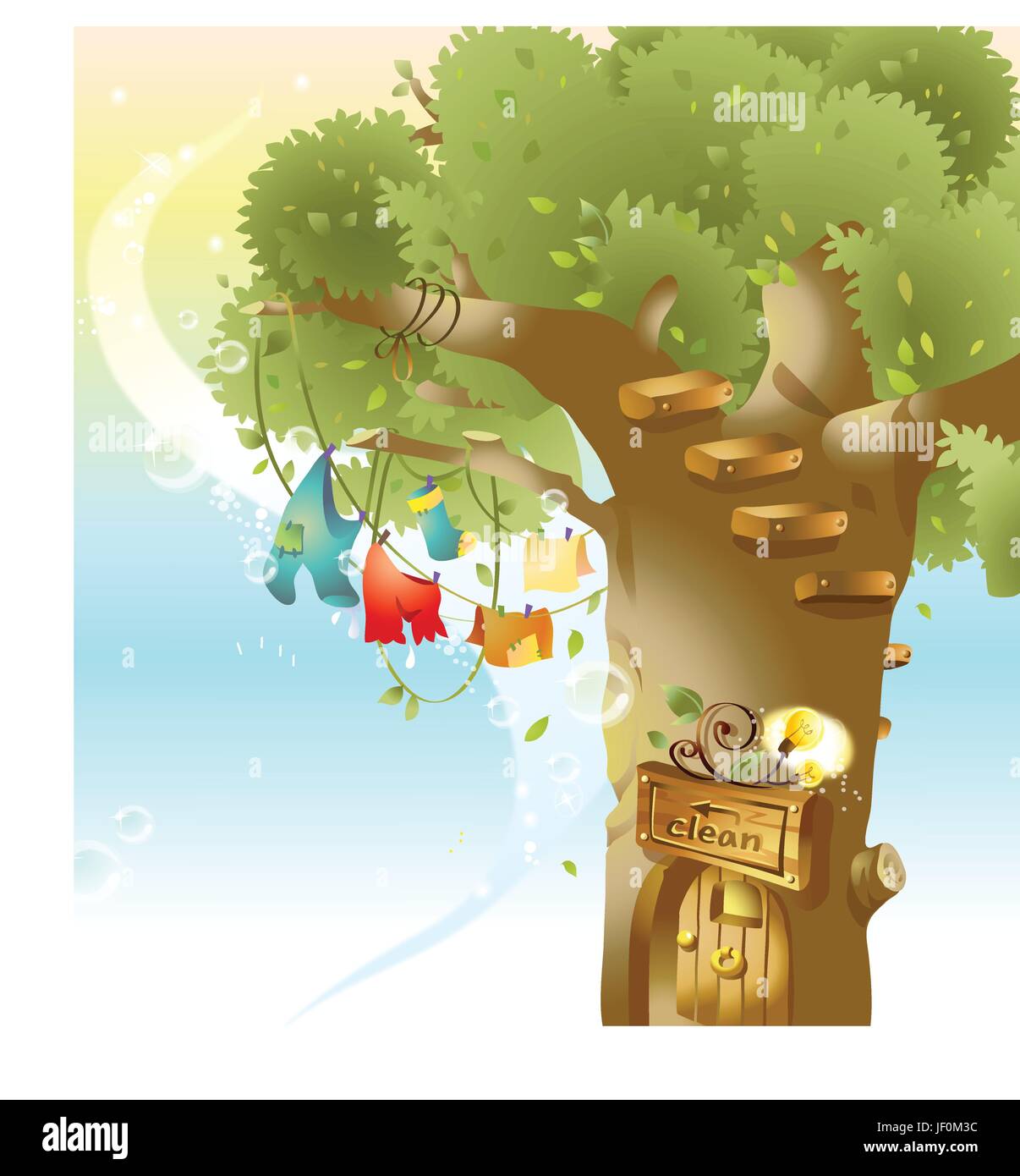 Arch of tree Stock Vector Images - Alamy