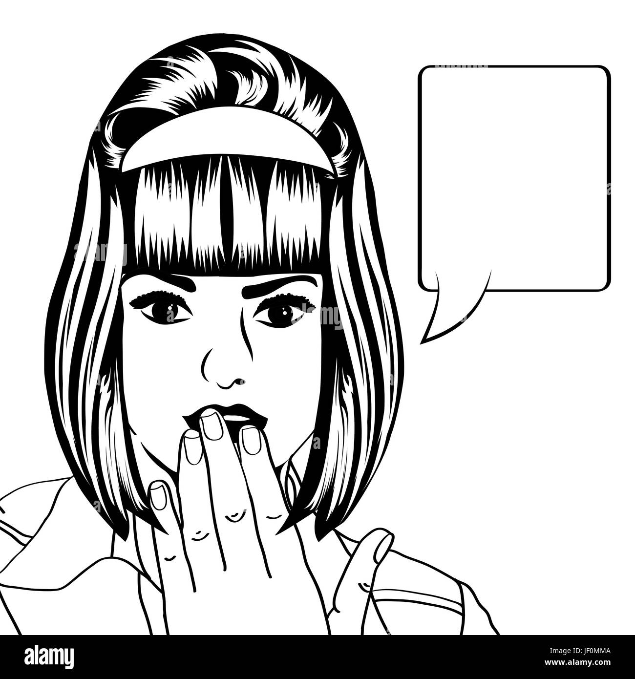 Blank face photo Stock Vector Images - Alamy