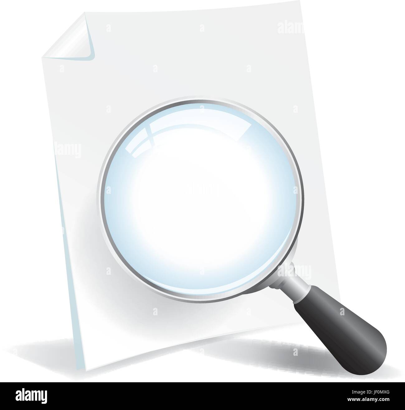 Reading fine print legal agreement Stock Vector Images - Alamy