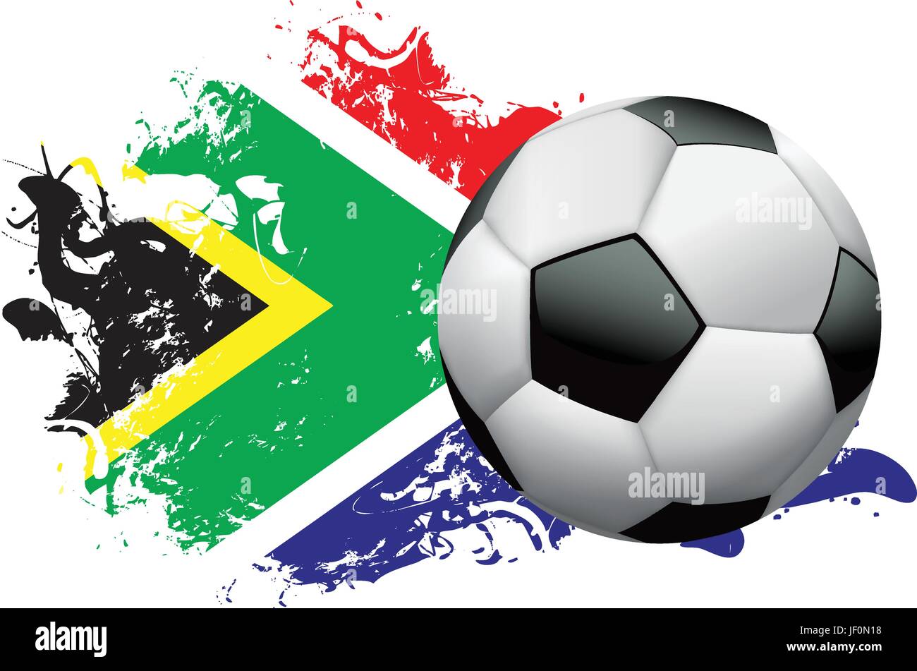 Fifa south africa football Stock Vector Images - Alamy