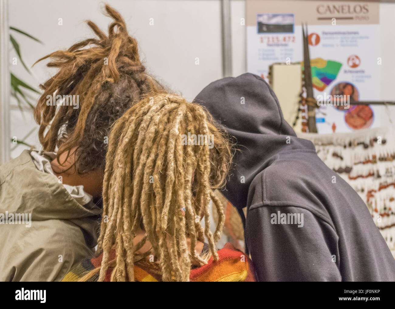 Back View of Young People Stock Photo - Alamy