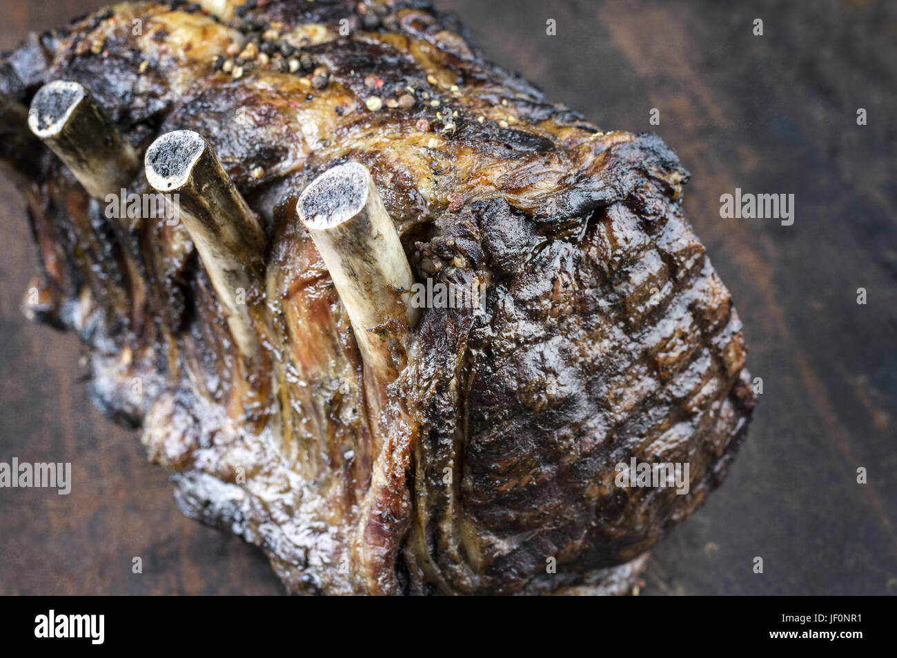 Dry Aged Barbecue Rib of Beef Stock Photo - Alamy