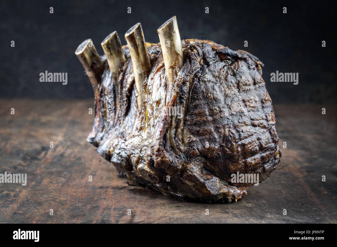 Dry Aged Barbecue Rib Roast Stock Photo - Alamy