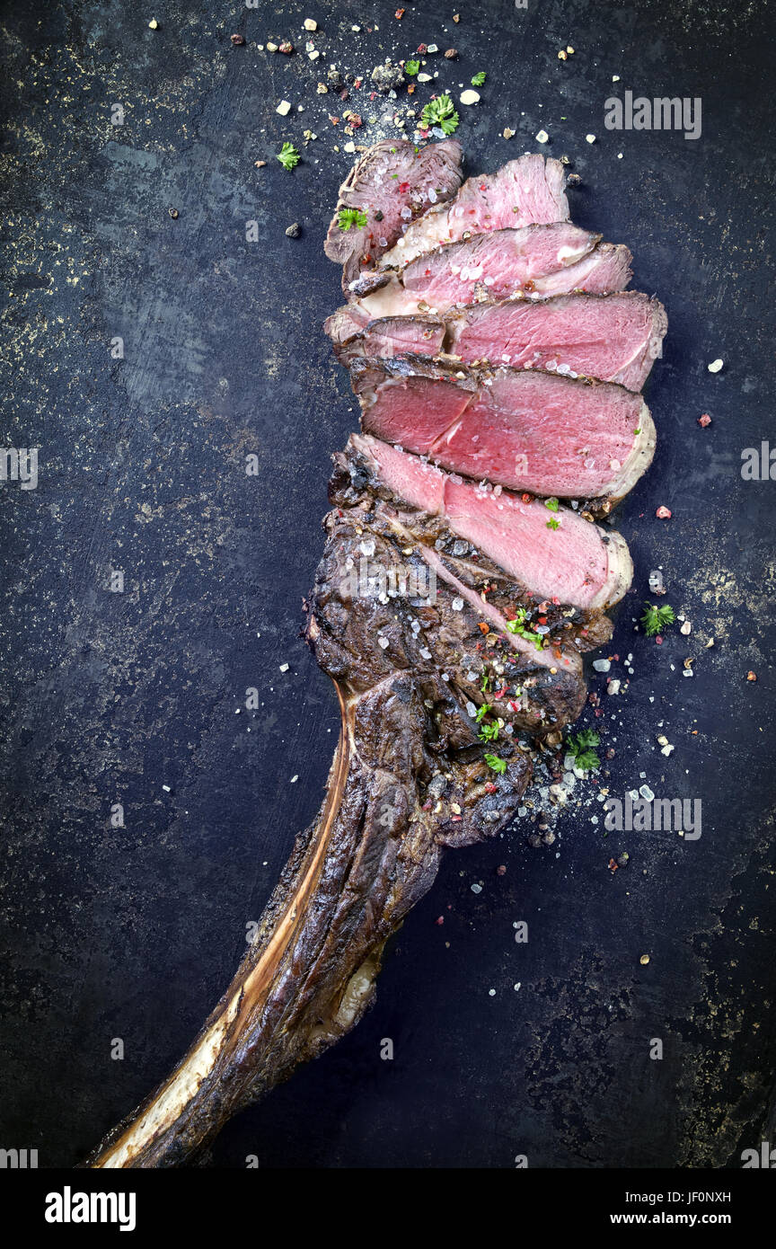 Dry Aged Wagyu Tomahawk Steak Stock Photo - Alamy
