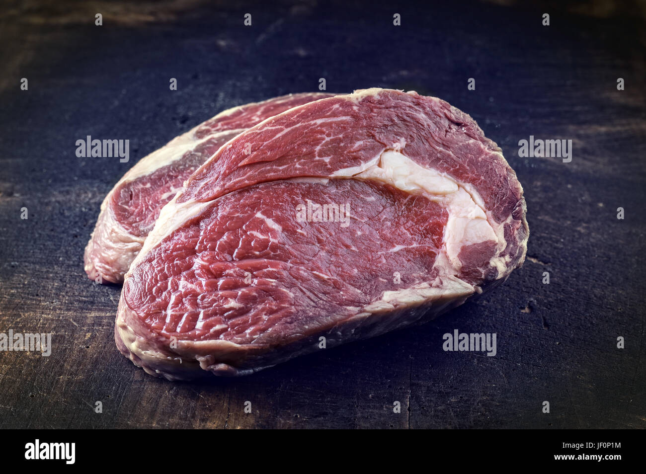 Dry Aged Rib Eye Double Steak Stock Photo - Alamy