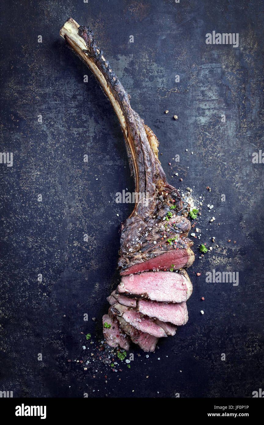 Dry Aged Wagyu Tomahawk Steak Stock Photo - Alamy