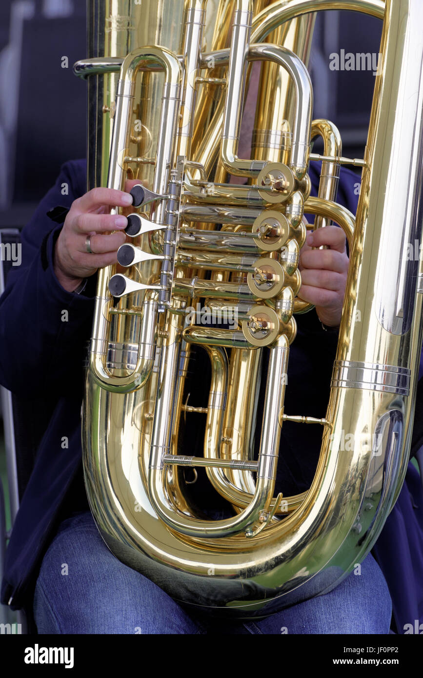 Closeup of tuba hi-res stock photography and images - Alamy
