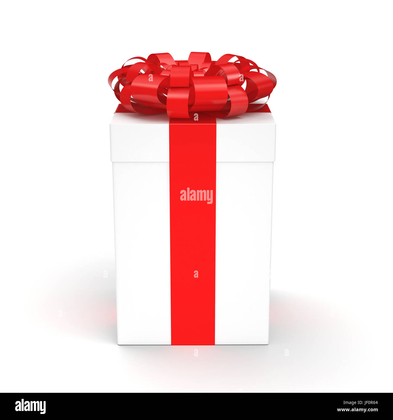 White gift box Stock Photo - Alamy