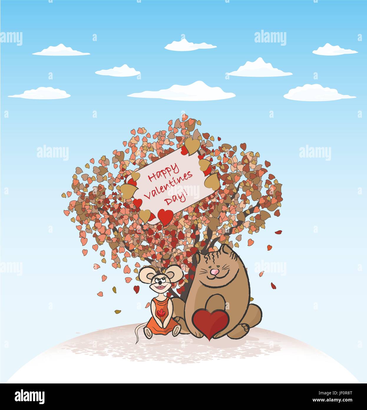 friendship, greeting, tree, illustration, drawing, photo, picture ...