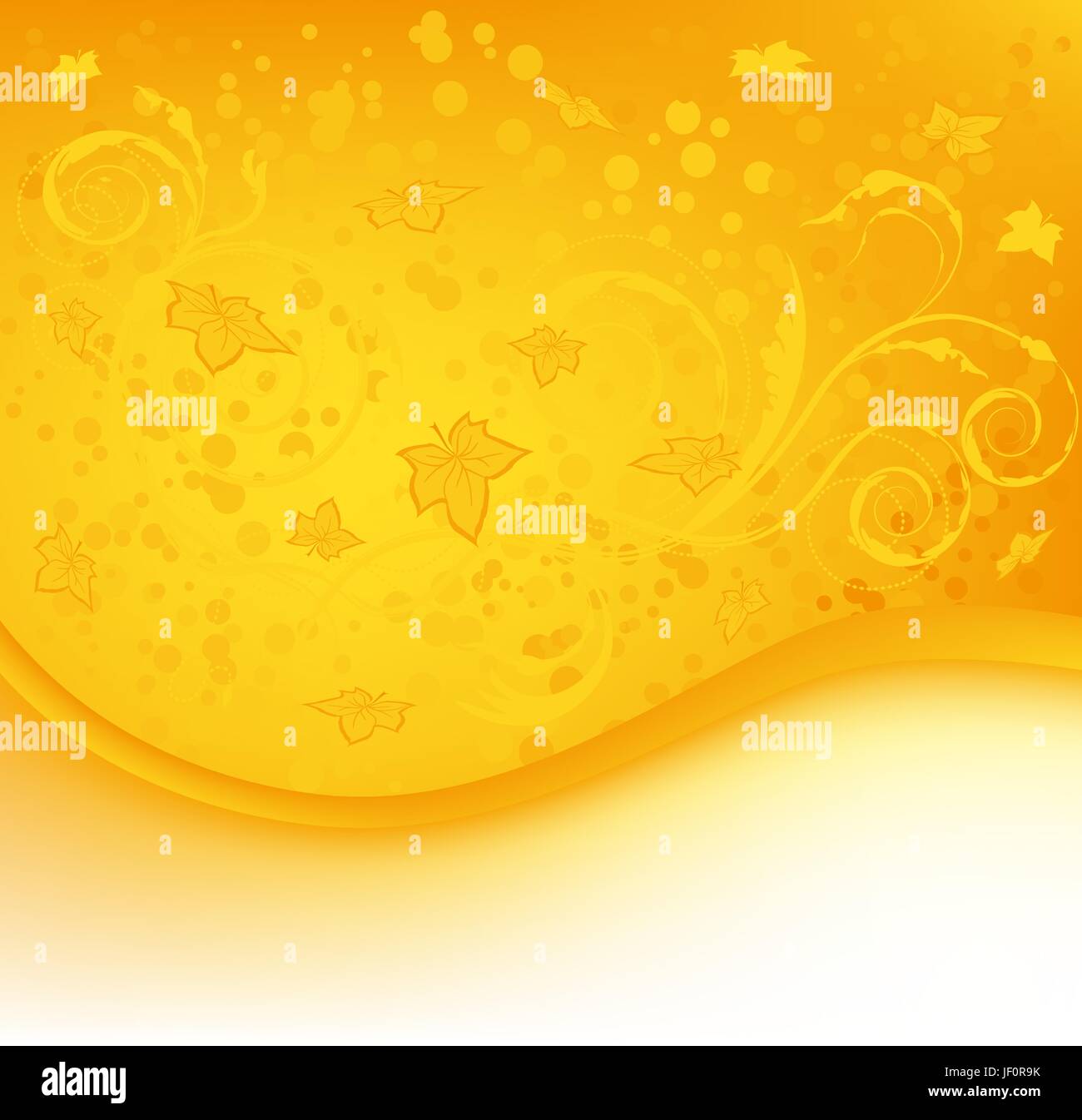 leaf, illustration, wave, ornate, maple, wavy, season, september, waved ...