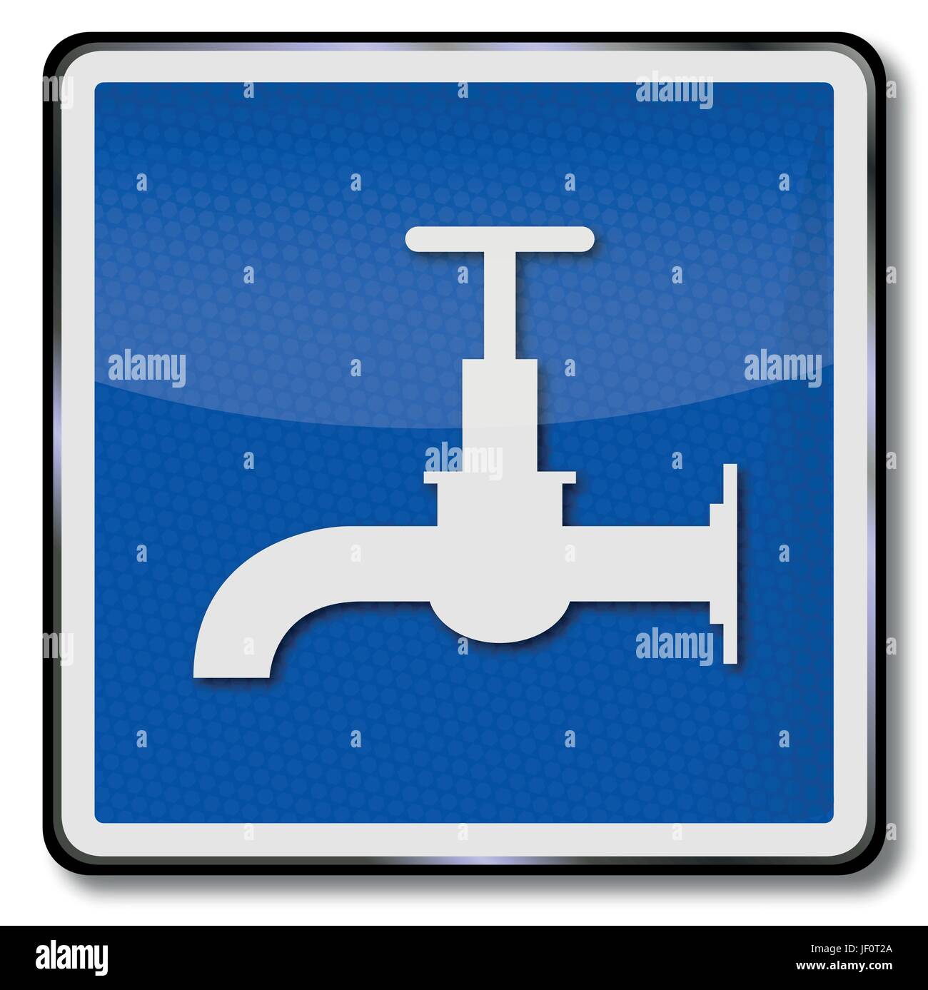 schifffahrtszeichen wasserharn and drinking water Stock Vector Image ...