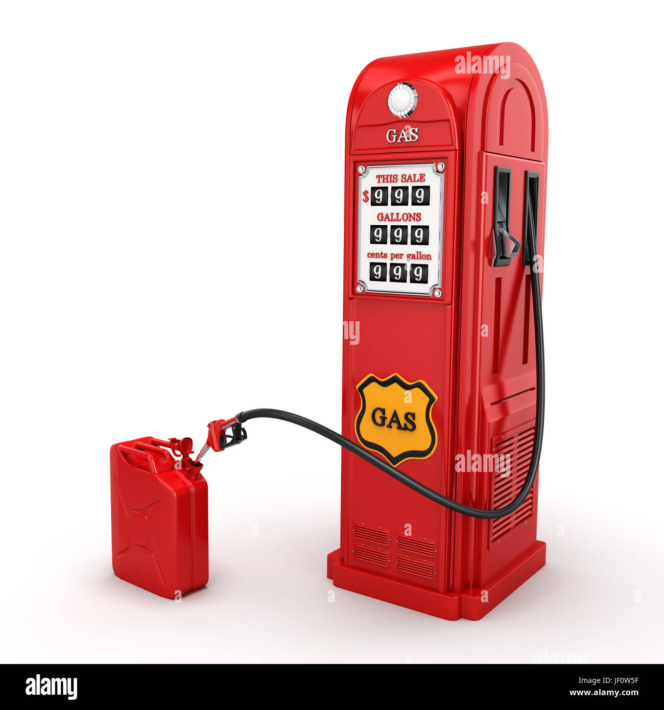 3D rendering gas station Stock Photo - Alamy