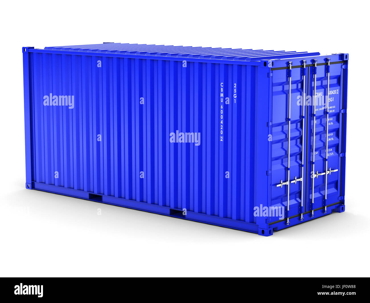 Isolated cargo container Stock Photo - Alamy