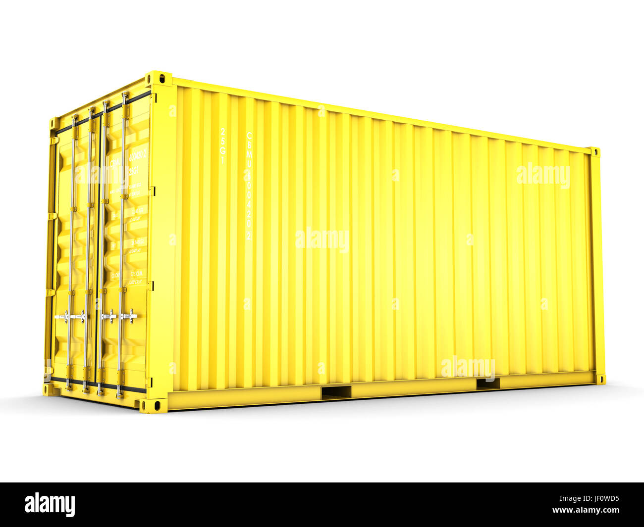 Isolated cargo container Stock Photo - Alamy