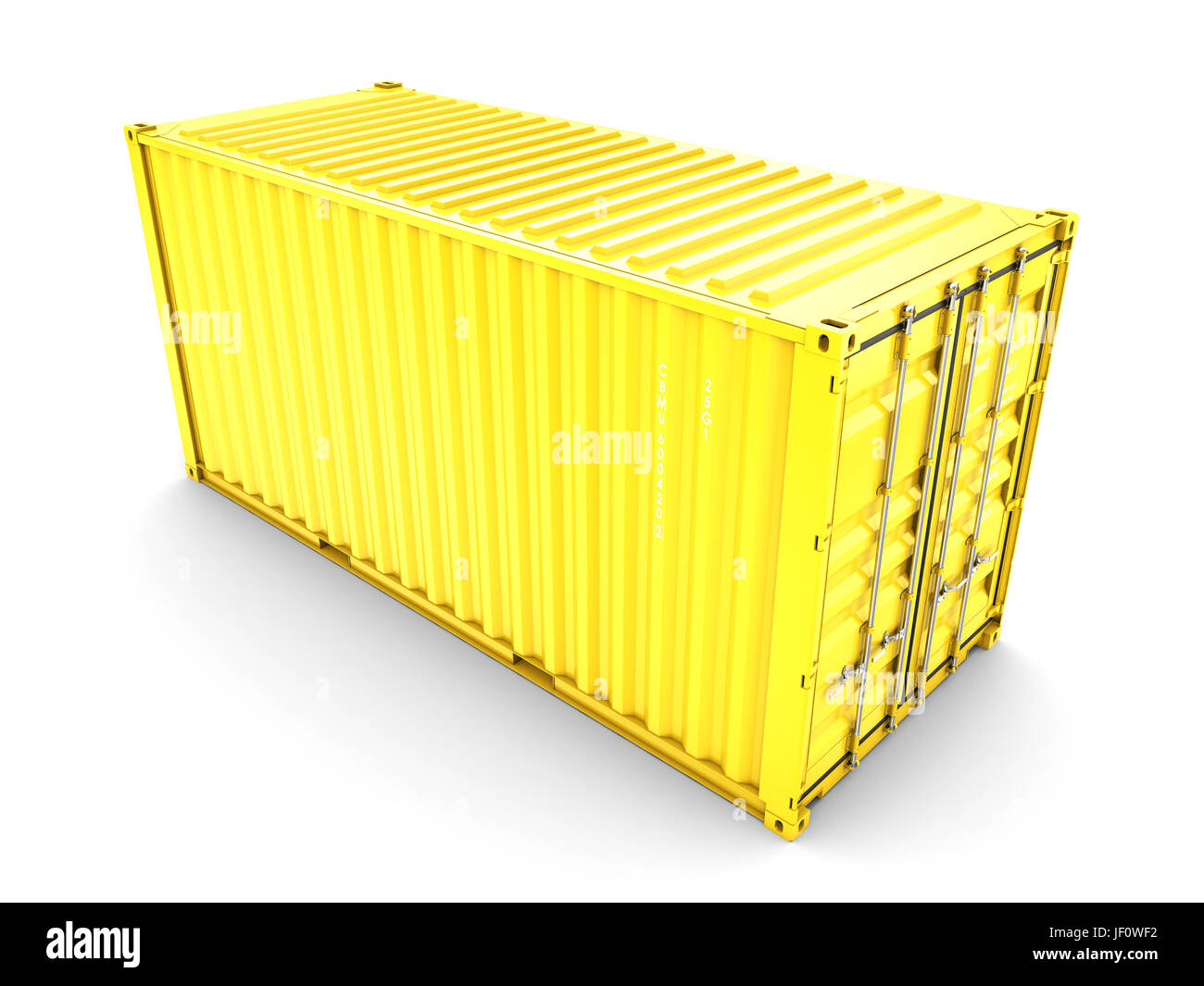 Iso shipping container Cut Out Stock Images & Pictures - Alamy