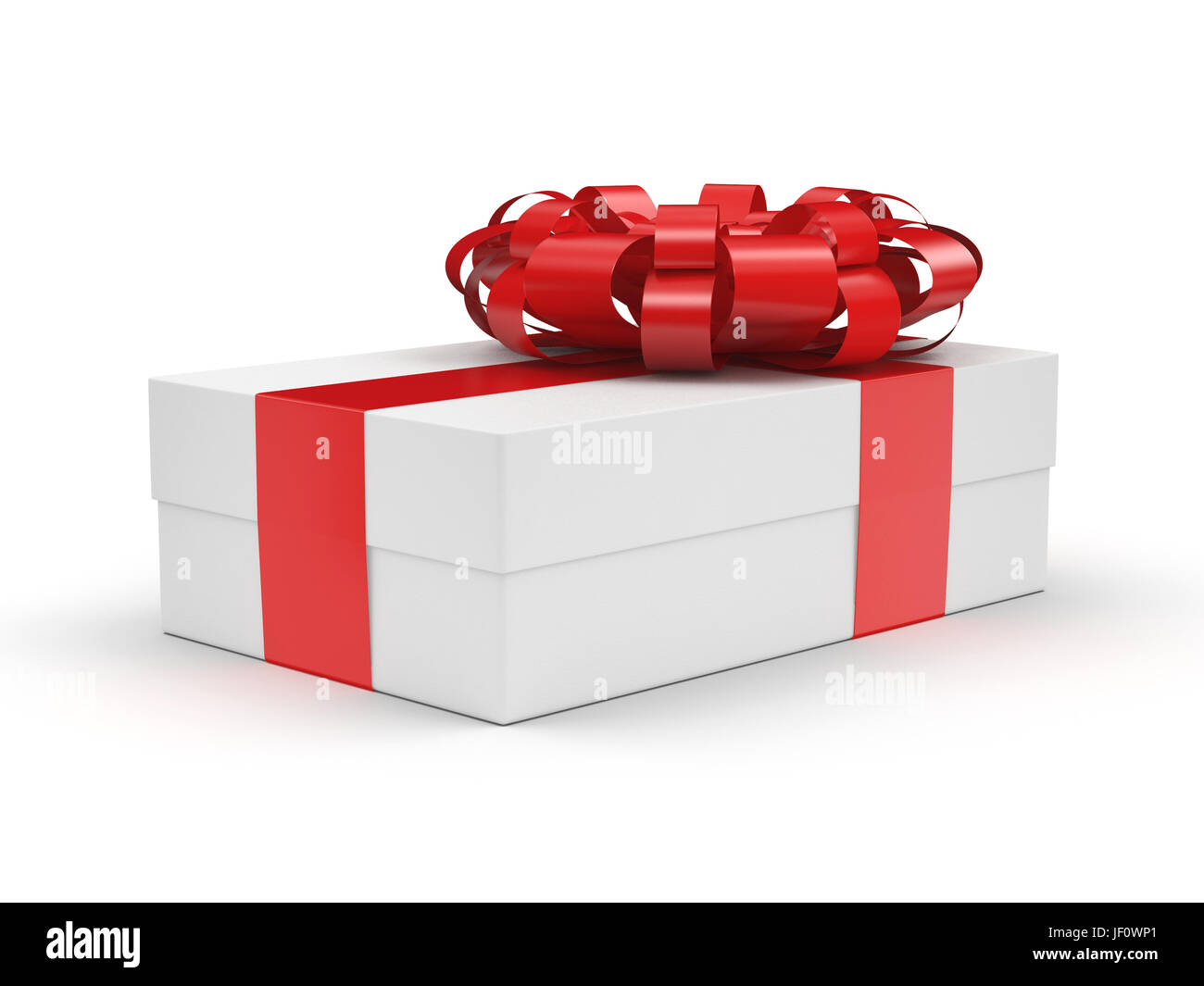 White gift box Stock Photo - Alamy