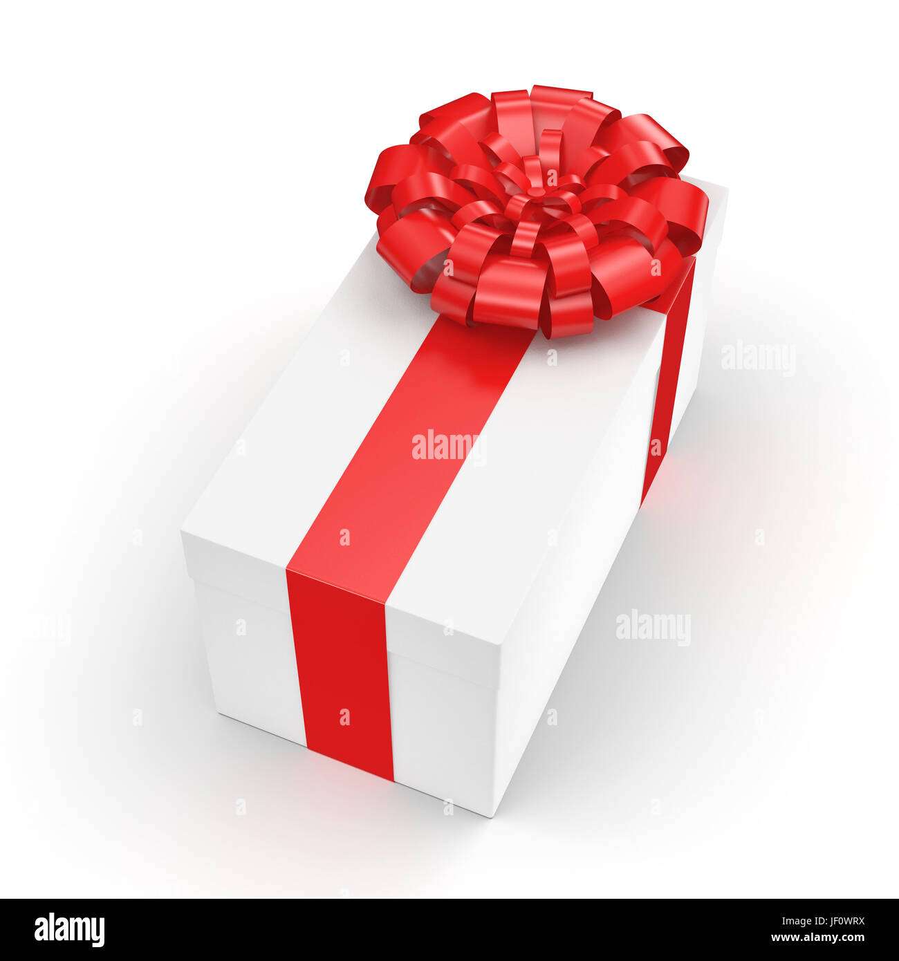 Gift box big bow Cut Out Stock Images & Pictures - Alamy