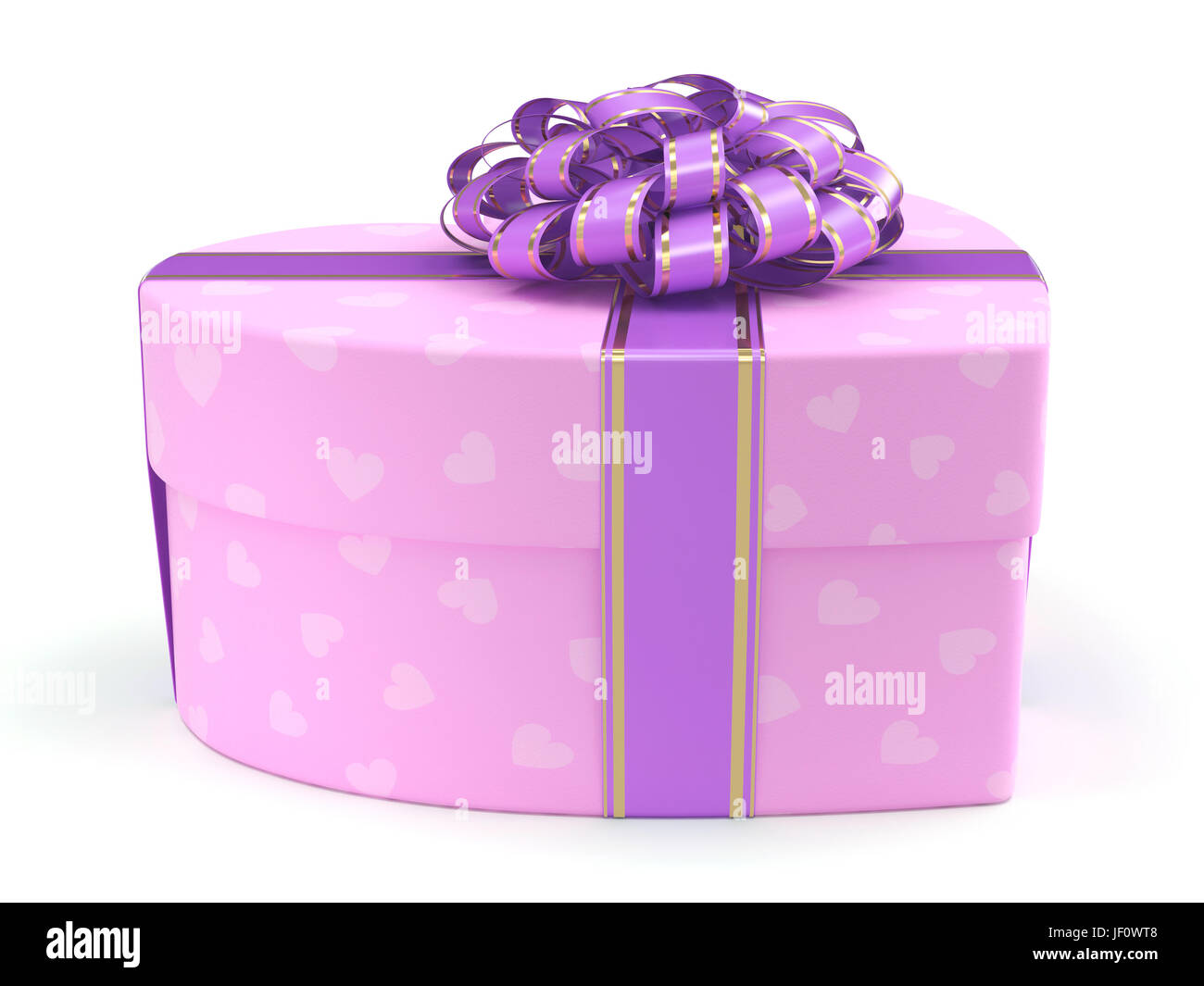 Pink box heart Stock Photo - Alamy