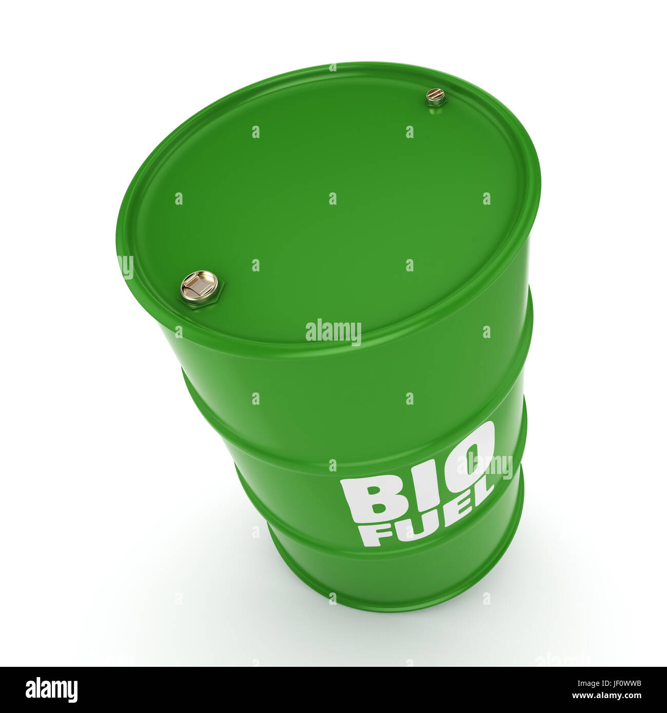 3D rendering barrel of biofuels Stock Photo - Alamy