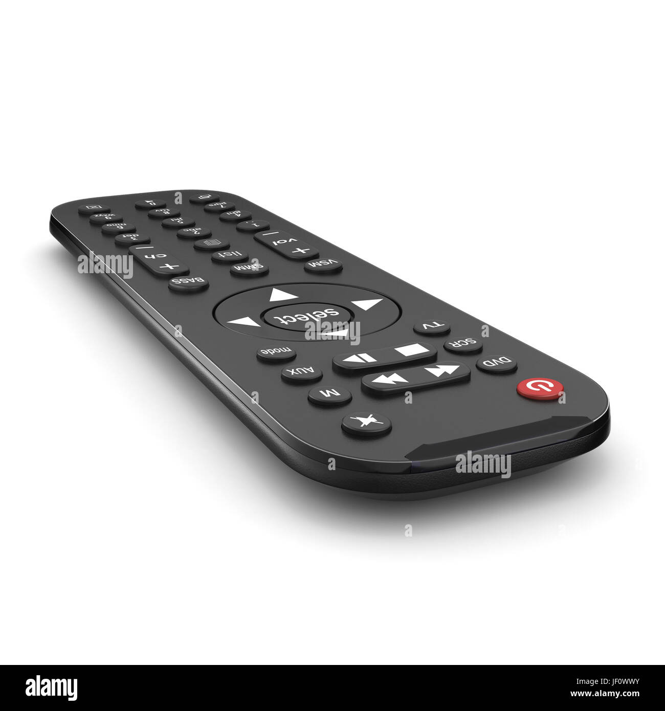 3D rendering TV Remote Stock Photo - Alamy