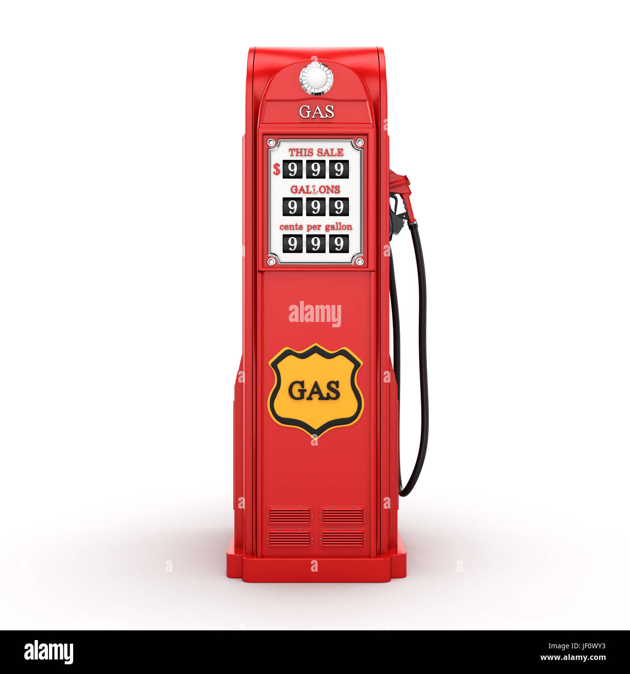 3D rendering gas station Stock Photo - Alamy