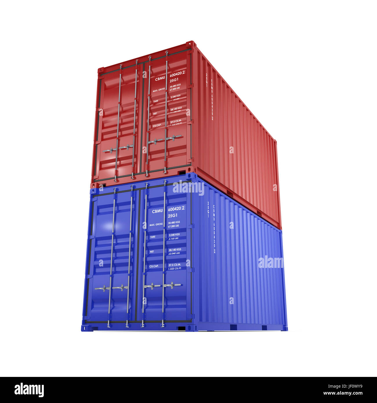 3d containers hi-res stock photography and images - Alamy