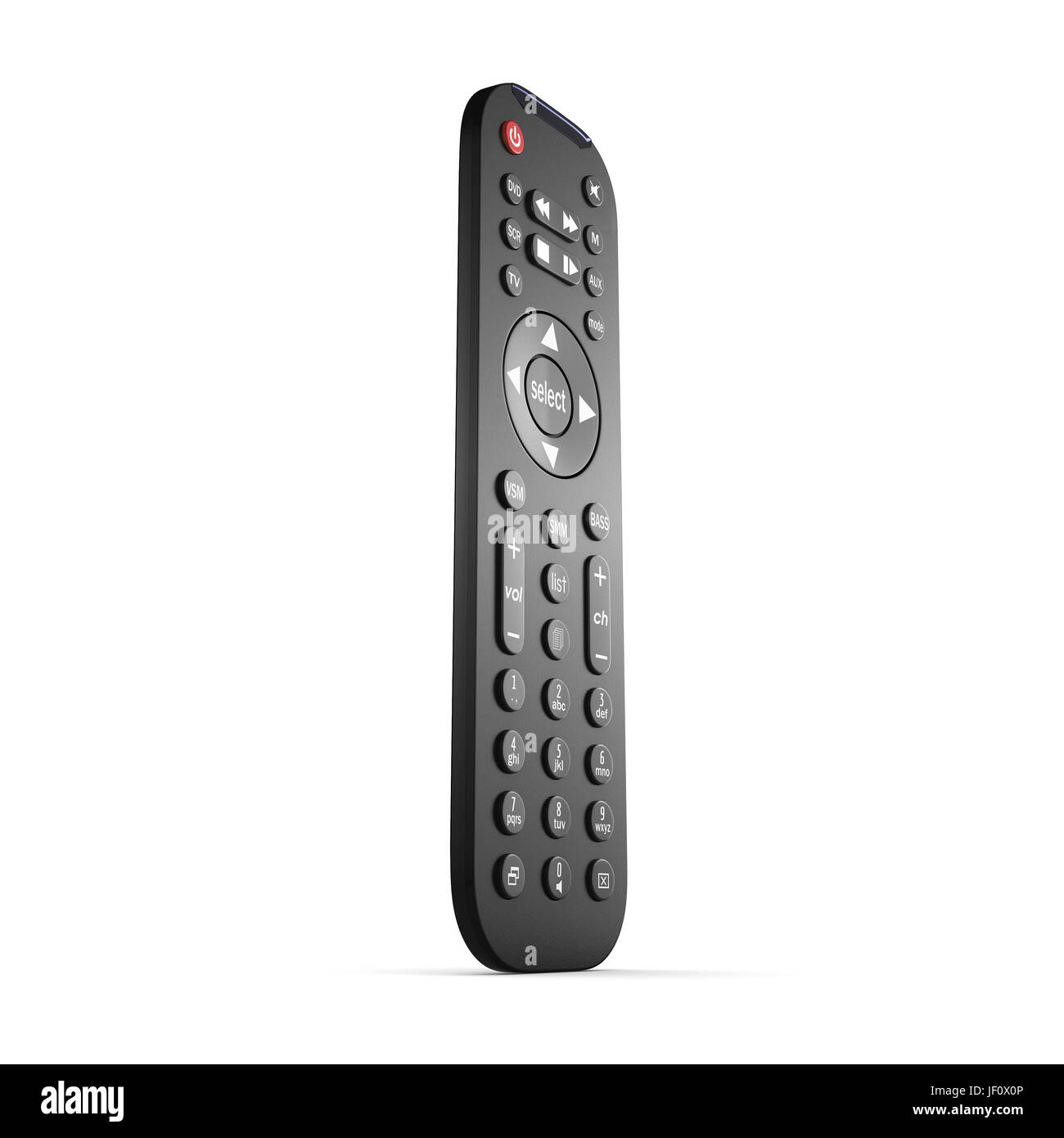 3D rendering TV Remote Stock Photo - Alamy