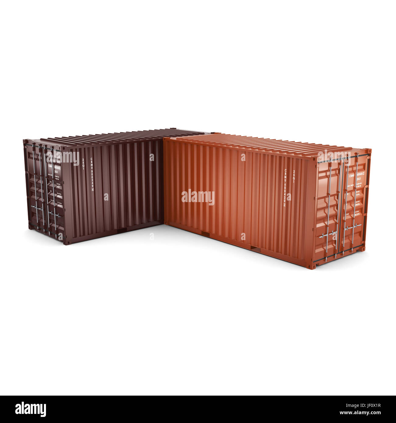 3D rendering containers Stock Photo - Alamy