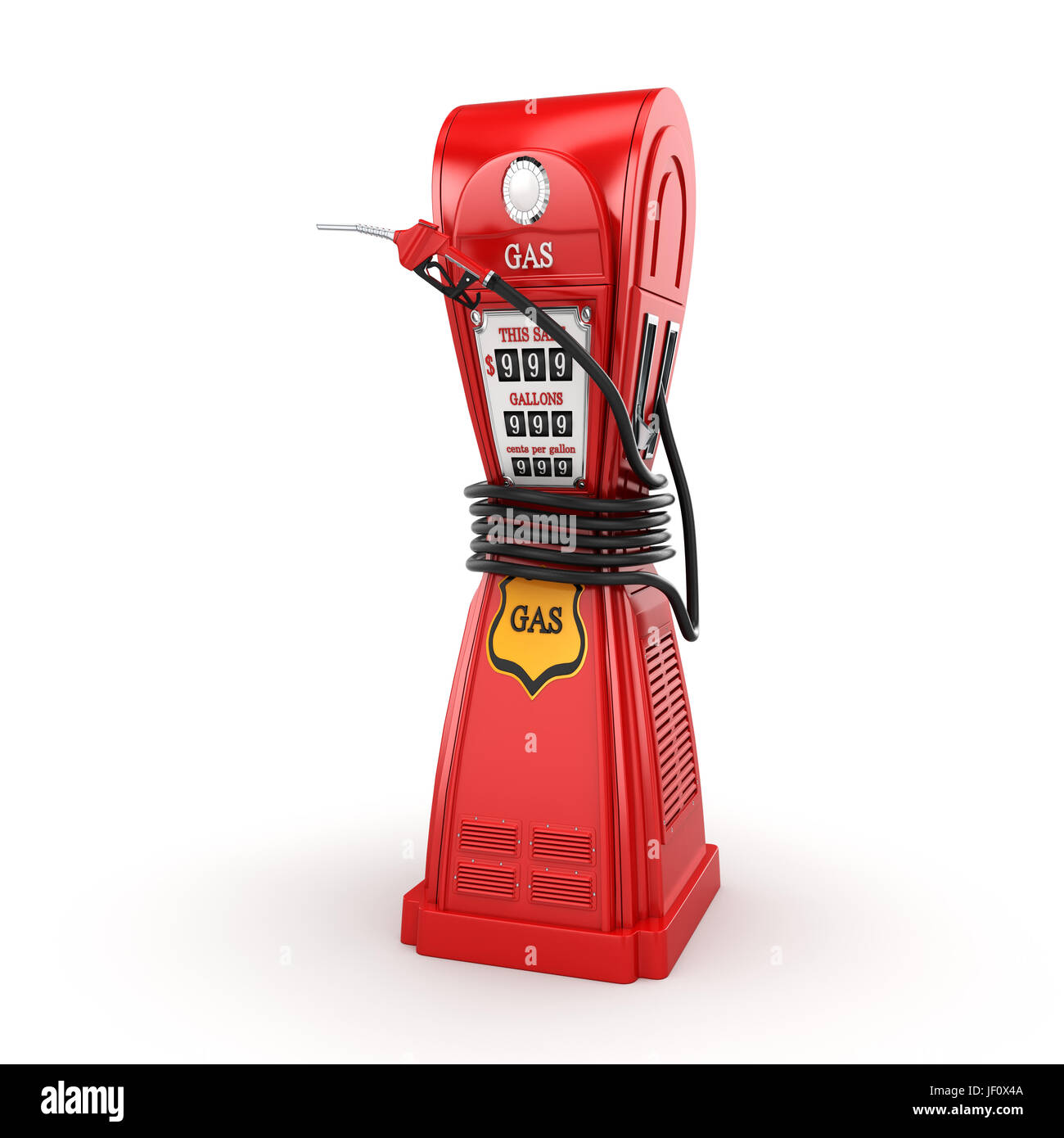 3D rendering gas station Stock Photo - Alamy